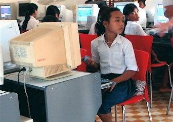 Help with IT training for poor young women in Cambodia