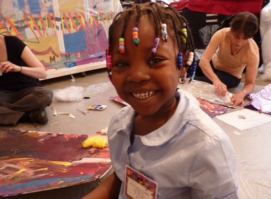 Arts classes for poor children in New York City