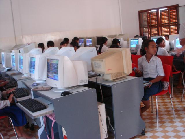 Help with IT training for poor young women in Cambodia